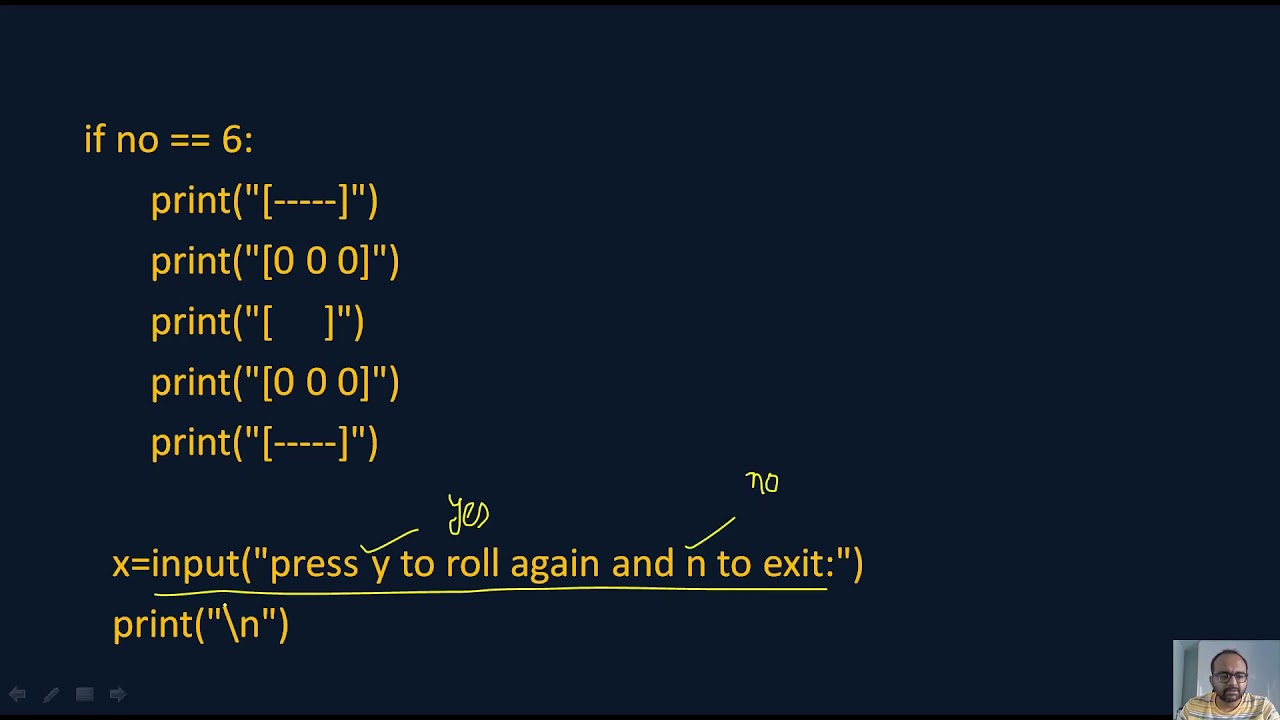 Understanding Dice rolling Simulator in Python
