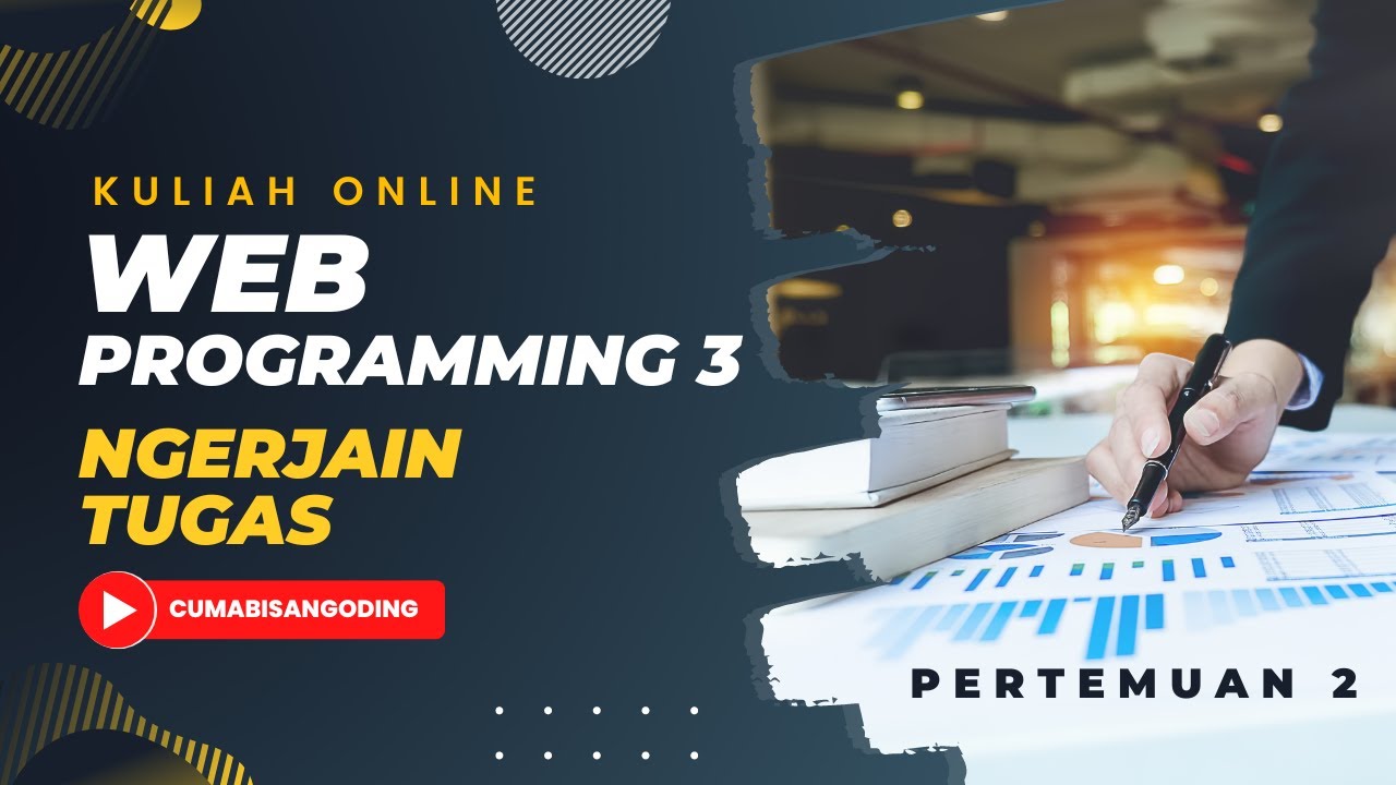 Membuat website aplikasi perpustakan | Tugas Kuliah Modul Web Programming 3 | Pertemuan 2