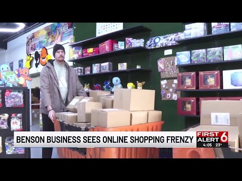 Benson business sees online shopping frenzy