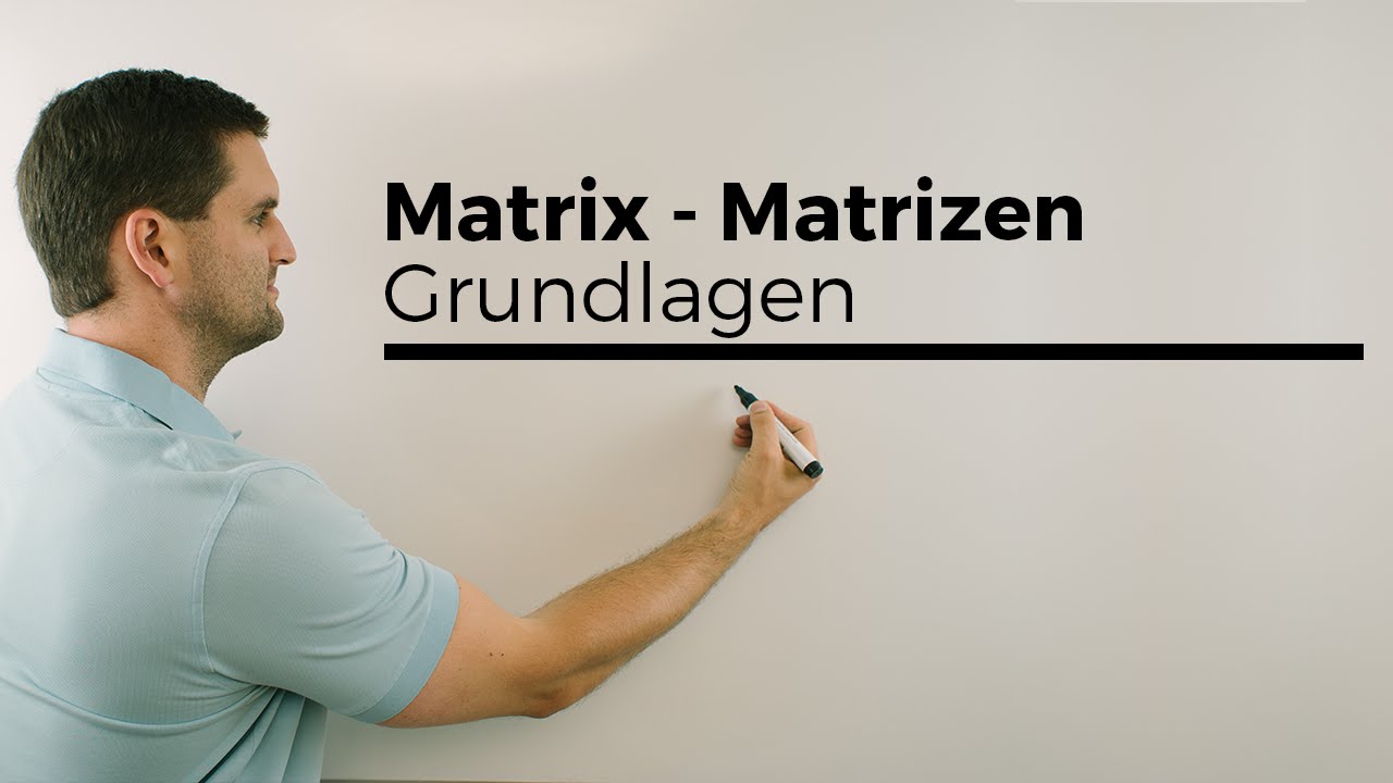 Matrix, matrices, basics, coefficients, multiplication | Math by Daniel Jung