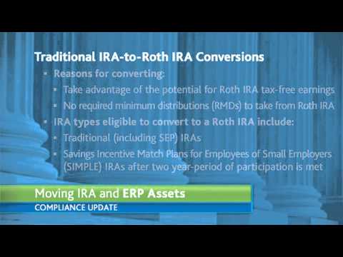 Moving IRA and Employer Retirement Plan Assets