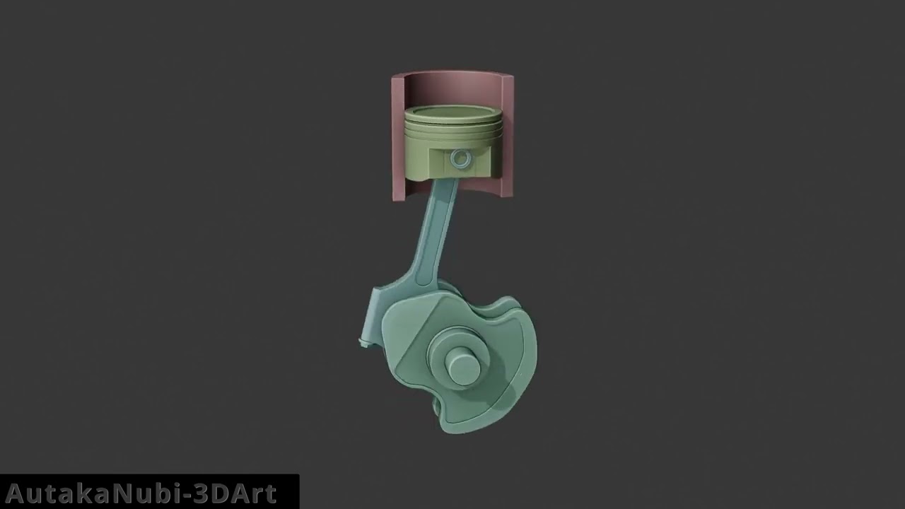 Mechanical Rigging Test in Blender
