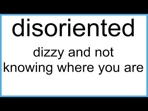 disoriented meaning | Vocabulary for Kids | Children's Dictionary | Learn English Vocabulary