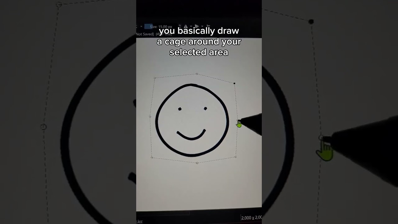 krita tutorial : transform modes