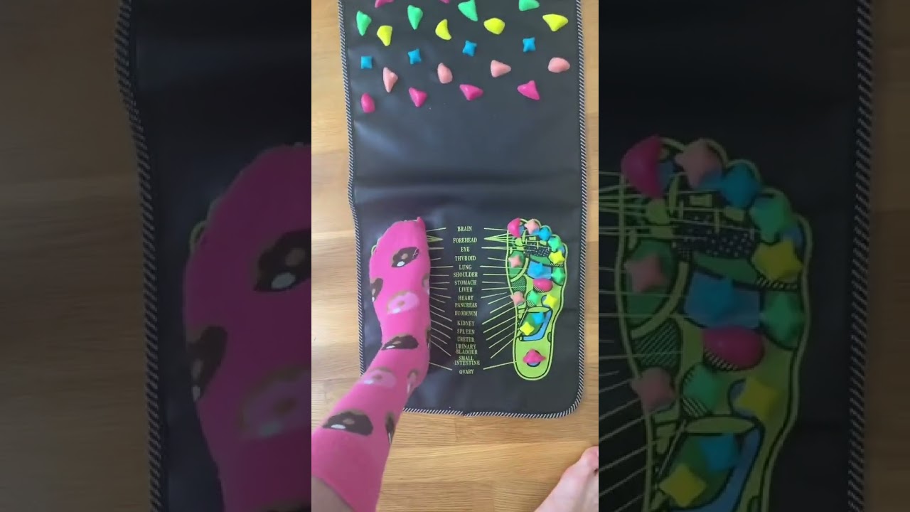 Does this massage mat feel better with socks or without?