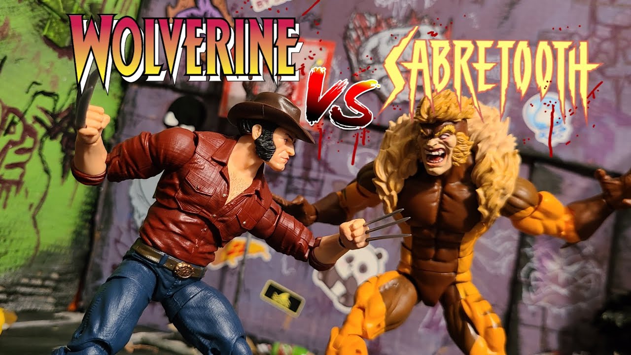 Wolverine Vs Sabertooth Stop Motion Animation 2024!!