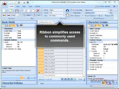 What's New in Password Generator 2010 by BinaryMark