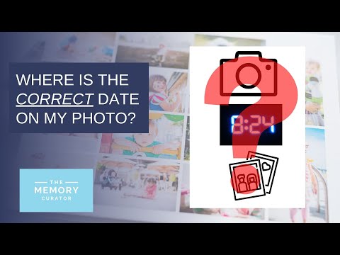 Where is the correct date on my photo?