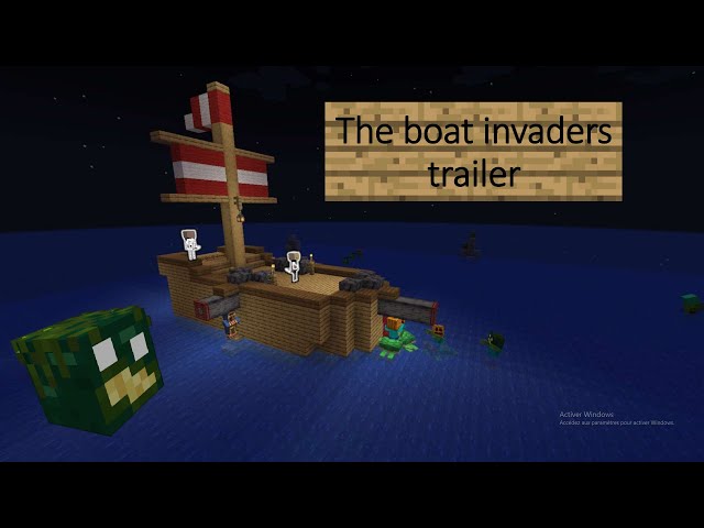 The boat invaders Minecraft Map