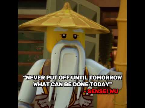 Sensei Wu Lifestyle Quotes #2 #shorts #ninjago