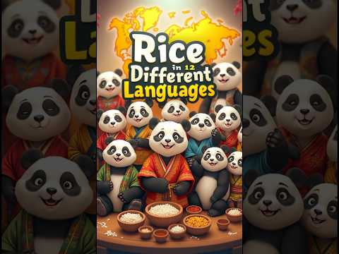 Rice in 12 Different Languages! 🌎🍚 #LearnLanguages #shorts