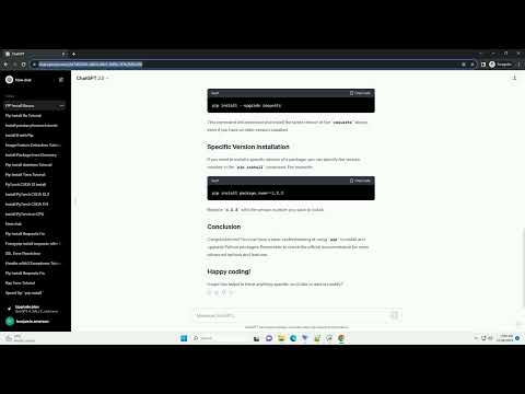 pip install or upgrade