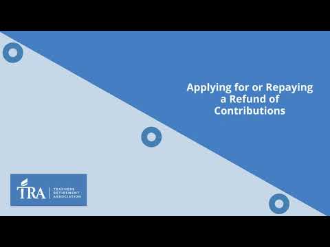 New members : Teachers Retirement Association (TRA)