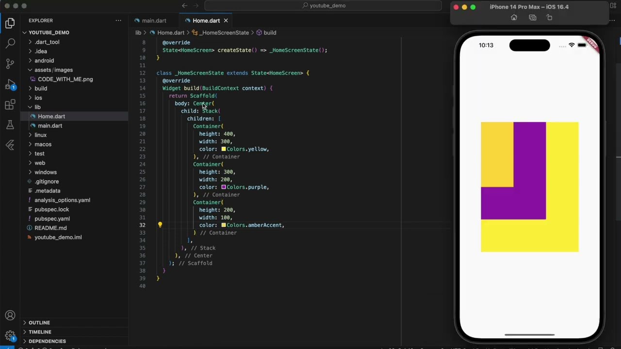 Flutter StackView & Positioned