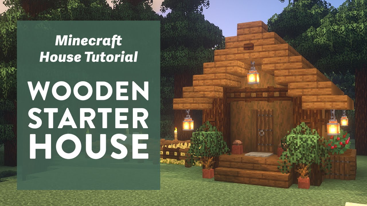 Minecraft: How to Build a Wooden Starter House (Easy, Simple, and Perfect for Survival)