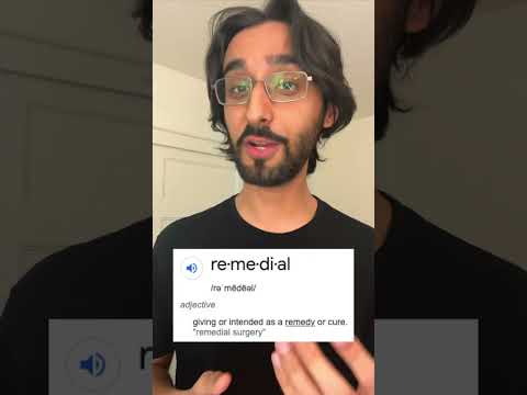 word of the day: remedial