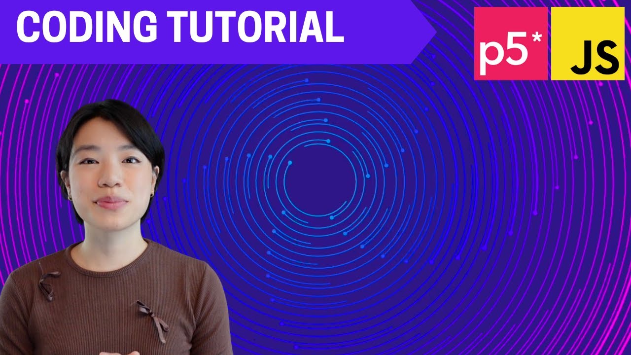 p5.js Coding Tutorial | Synchronized Rotating Arcs