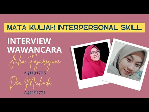 Tugas Interpersonal Skill | Interview Kerja | TPB 2019 Politeknik Negeri Jember
