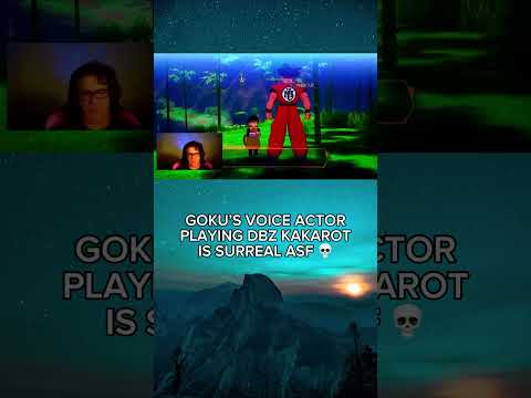 Goku's English Voice Actor Sean Schemmel plays Dragon Ball Z : Kakarot #dragonball #goku