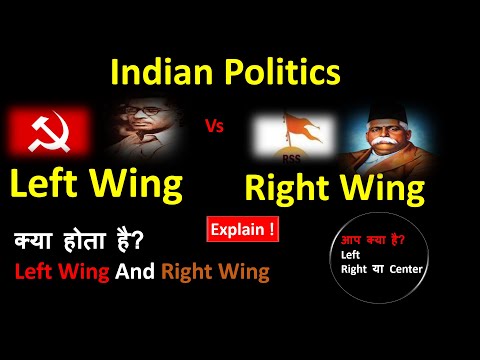Left Wing vs Right Wing, Explained in Hindi, left wing extremism in india, indian politics kya hai,