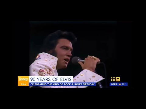 90 Years of Elvis Presley with Richard Wilkins on Today Show 8/1/25