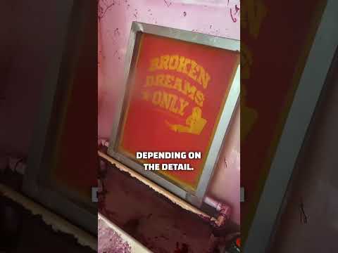 How we made this screen printed shirts front and back print with neck tags