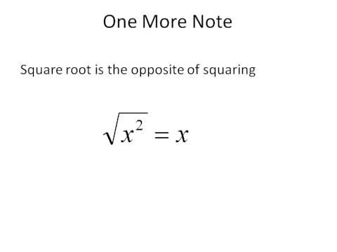 Rational Square Roots (Simplifying Math)