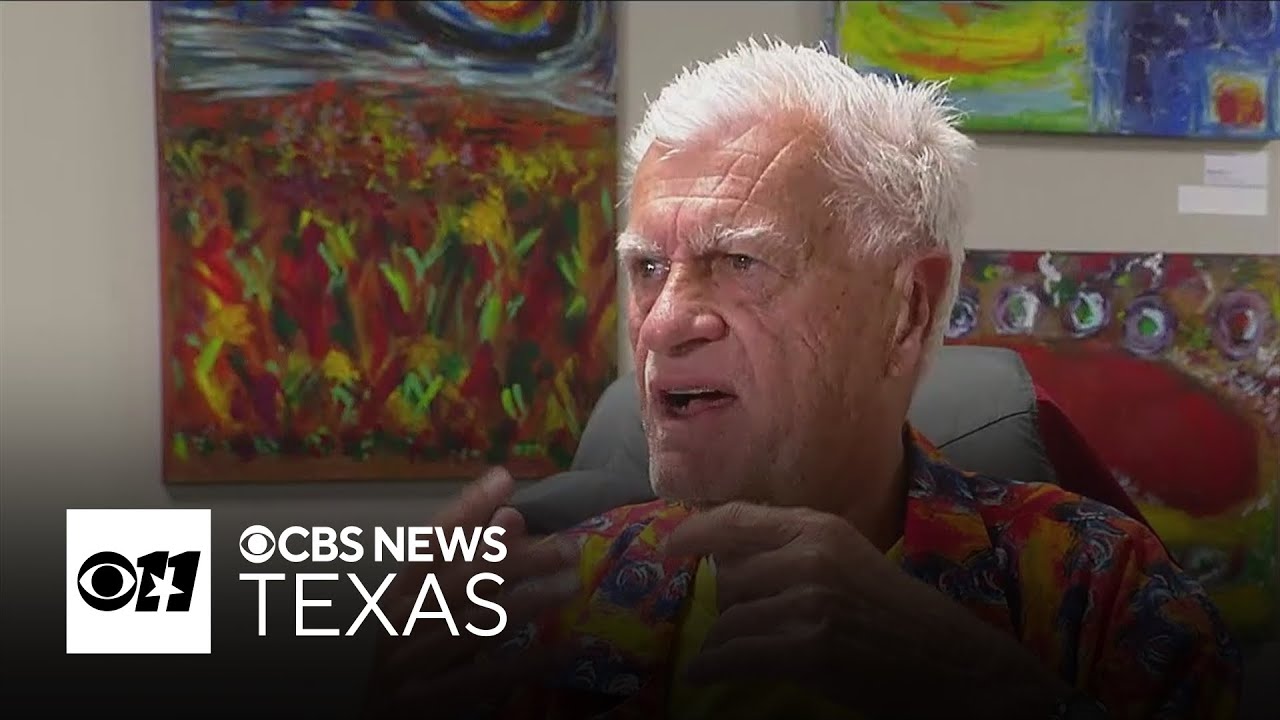 Blind artist George Mendoza transforms dreams into vibrant paintings
