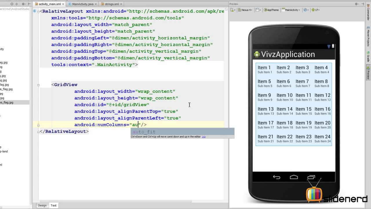 98 Android GridView Tutorial Part 2  Android Application Development Tutorial HD