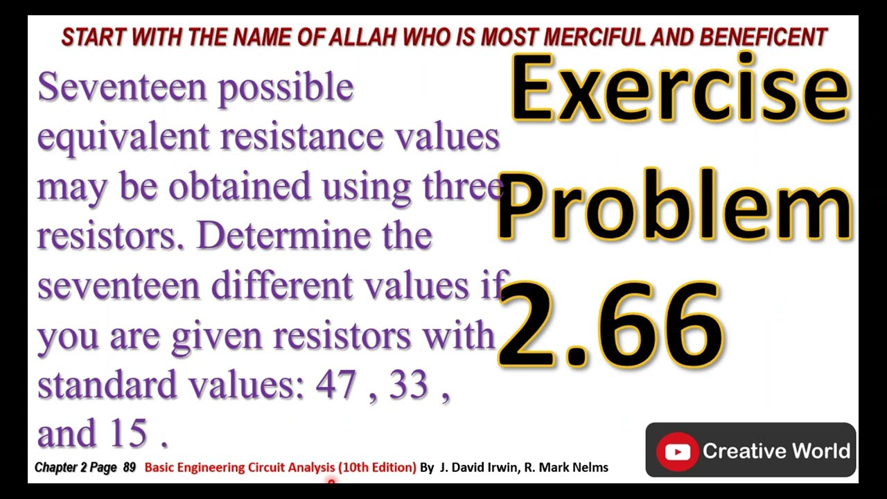 Chapter 2 Exercise Problems 2.66 Solution | Linear Circuit Analysis