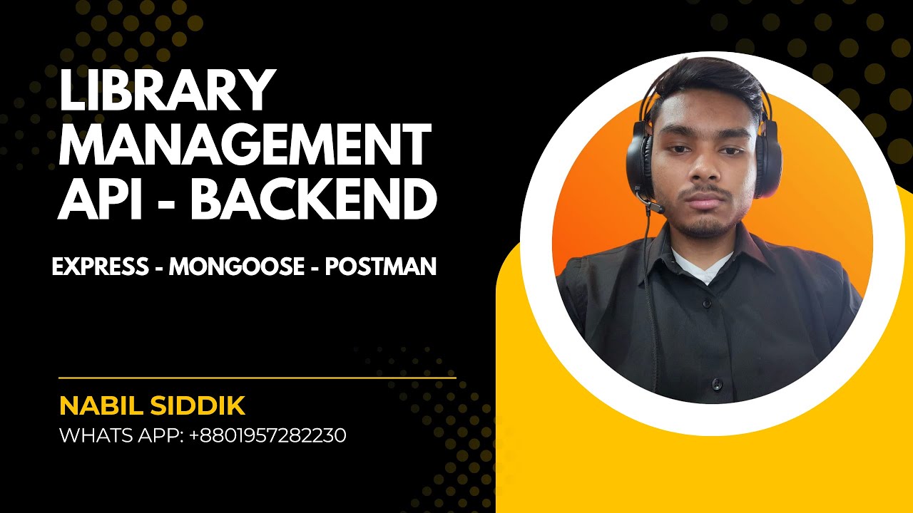 Library management API Backend using Express Typescript Mongoose | PostMan