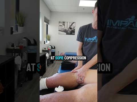 Focused on reducing fluid retention through soft tissue work 🦵🏼#physicaltherapy #fluidretention