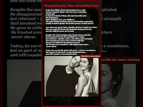 THE TRAGEDY that CHANGED KEANU REEVES 💔 #keanureeves #heartbreak