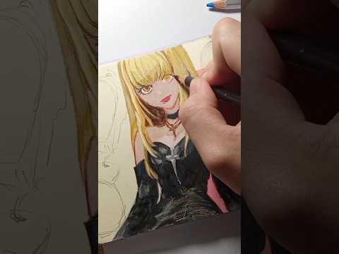 Misa Amane๐ #art #drawing #sketching #paint #deathnote #misa #painting #draw #sketchoftheday #artist