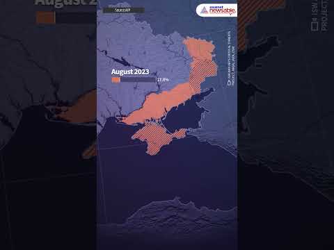 Animated Map Shows Changes in Russia's Control in Ukraine Over 3 Yrs of Conflict