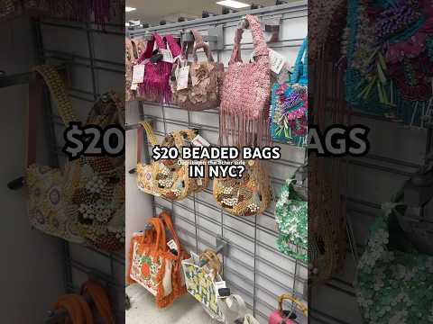 $20 Beaded Bags in NYC? Perfect for an Ibiza summer 📍TJ Maxx #summeronshorts #shorts #nyc #newyork