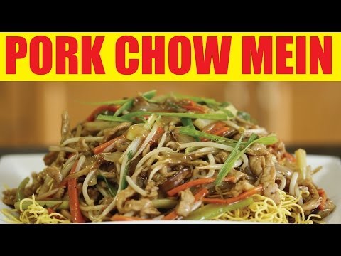 How To Make Shredded Pork Chow Mein (肉絲炒麵) - Wokthefok.com