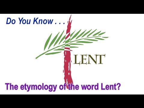 Etymology of the word Lent