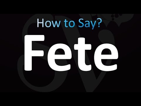 How to Pronounce Fete (correctly!)