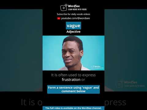 vague
