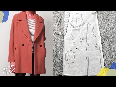 SEMI FITTED COAT PATTERN TUTORIAL | KIM DAVE