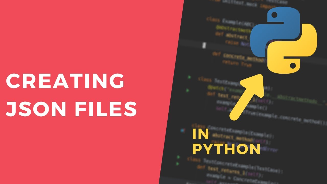 Creating JSON files - 1 Minute Python Tutorial #shorts