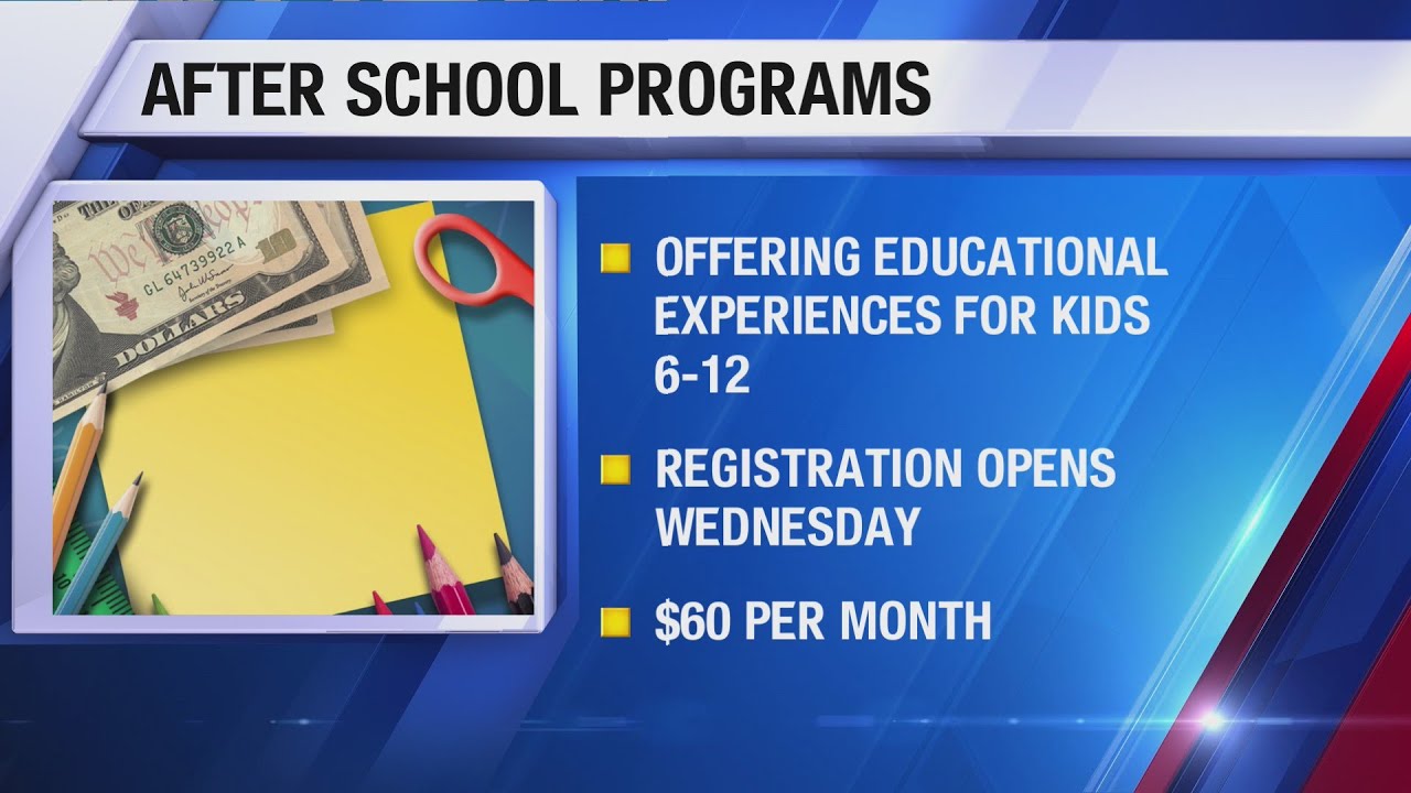 Registration for after school program starts soon