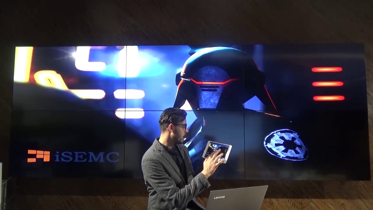 Easy video wall control: iPad vidoe wall controller