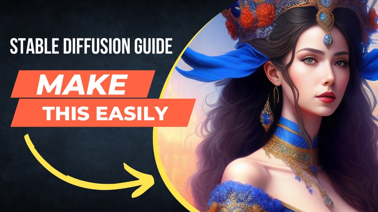 Generate beautiful portraits on Stable diffusion| AI Art tutorial EP-1