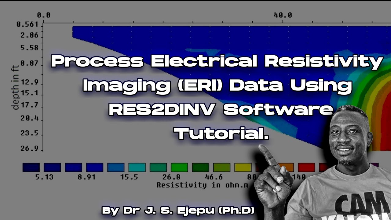Process Electrical Resistivity Imaging (ERI) data using RES2DINV software