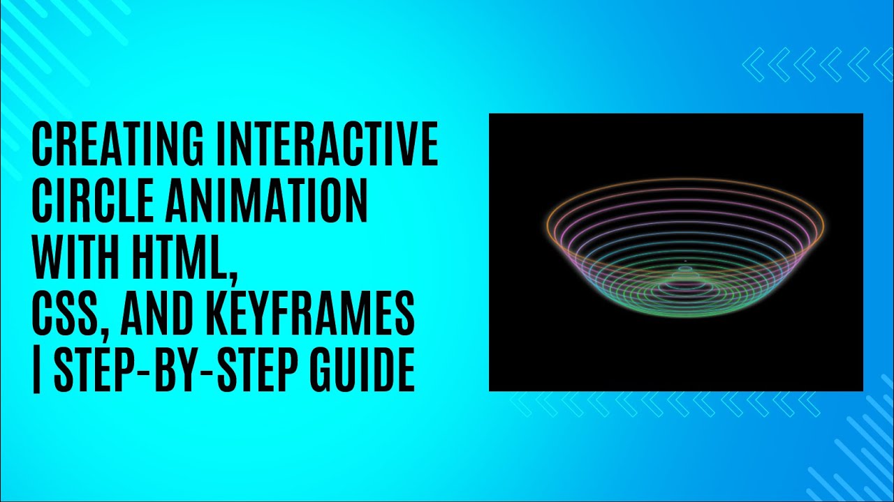 Creating Interactive Circle Animation with HTML, CSS, and Keyframes | Step-by-Step Guide