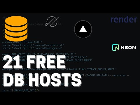 Free Databases To Power your Next SaaS