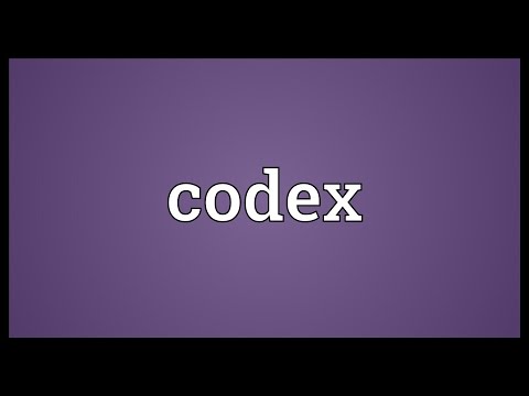 Codex Meaning
