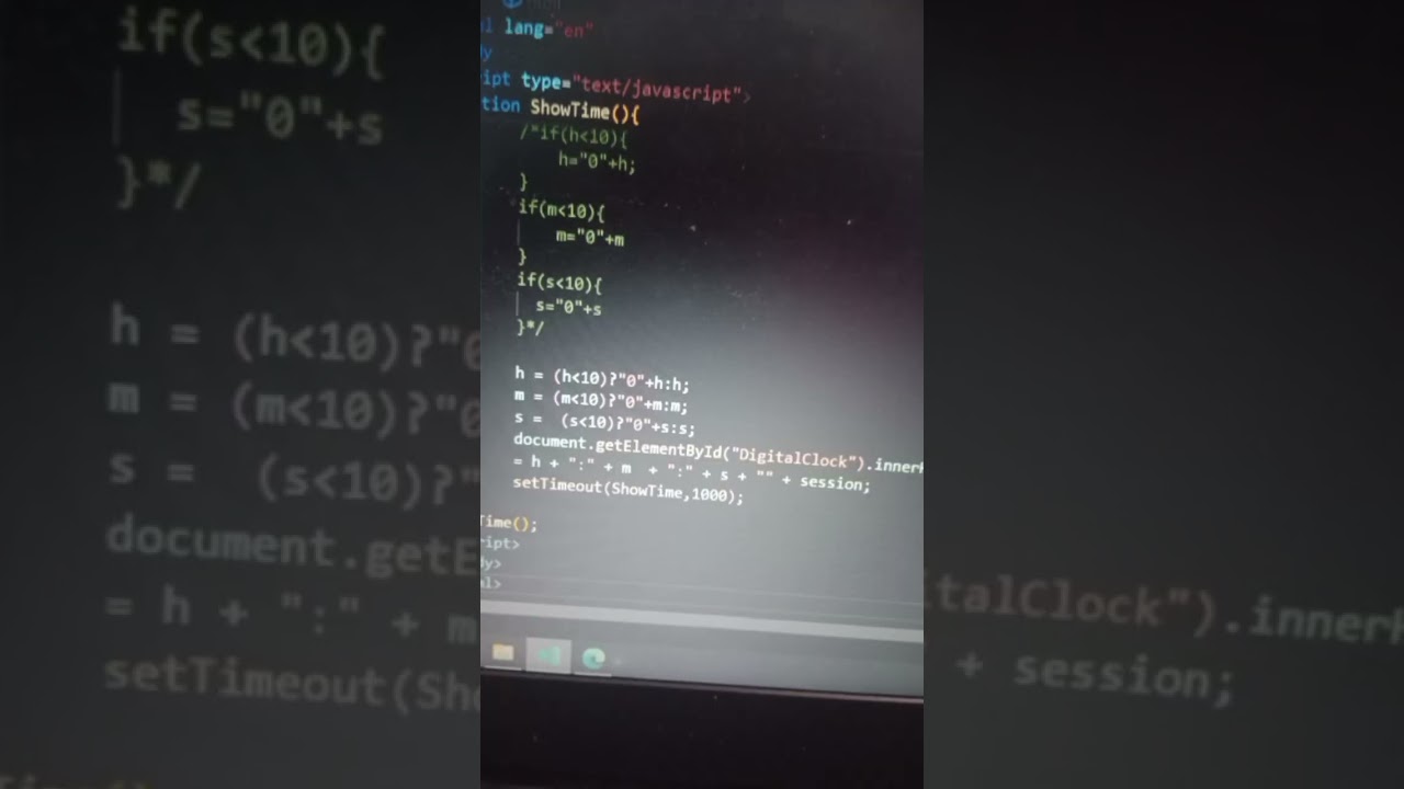 Create a simple Digital clock Use Html CSS @alltimenewone8759 #learning #digitalclock #coding